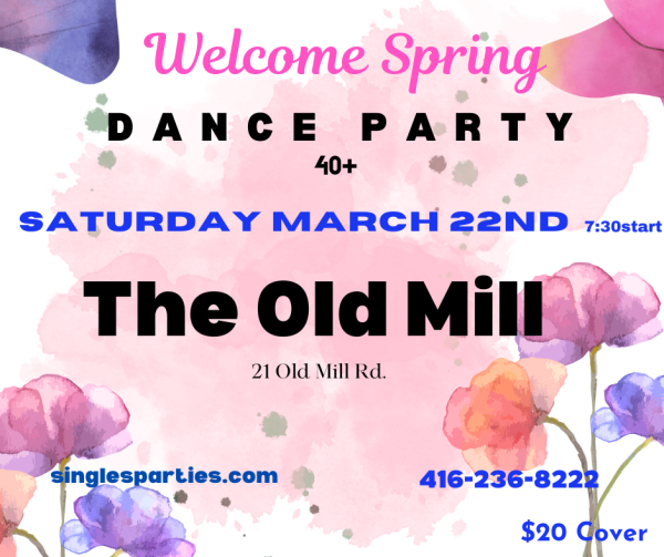 Events from February 1 – April 19 – Singles Dances in Toronto and the GTA